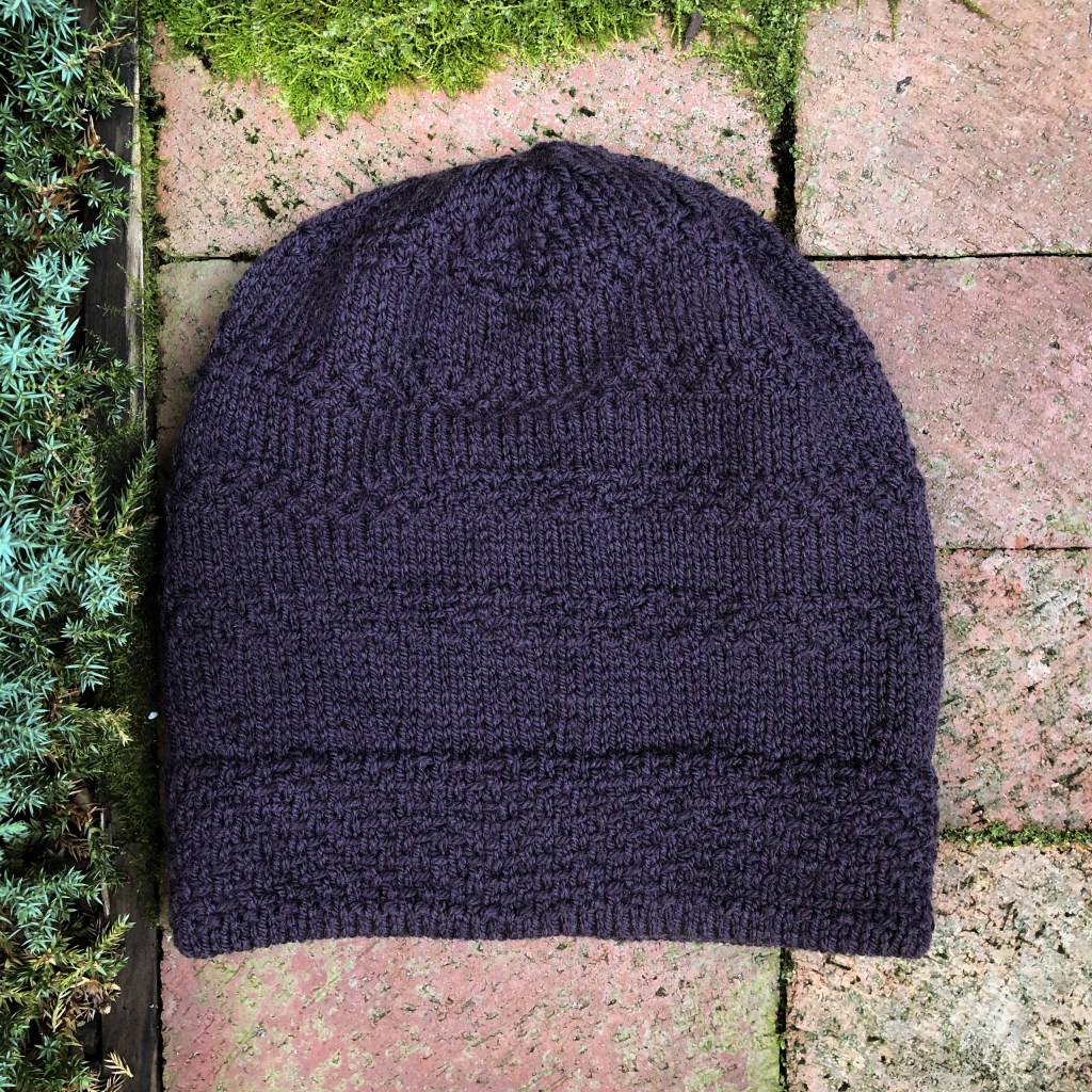 Rhythm and Flow Beanie in Black Fig